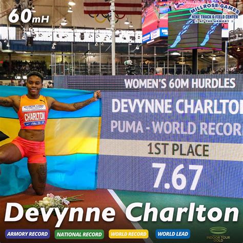 Devynne Charlton Shatters 60m Hurdles World Record At Millrose Games