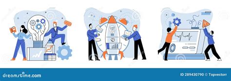 Team Solving Problems Teamwork Business Concept Creative Idea Problem