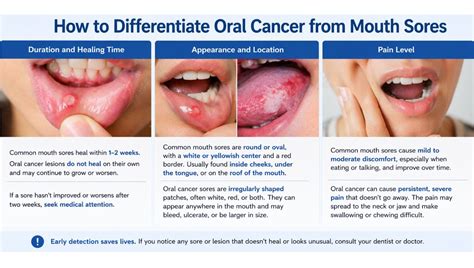 Oral Cancer Vs Mouth Sores Key Differences Explained First In