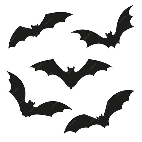 Premium Vector Bat Silhouettes