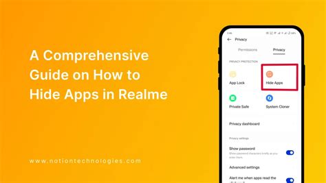 A Comprehensive Guide On How To Hide Apps In Realme