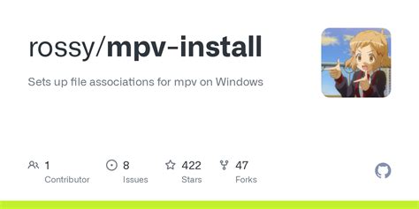 Github Rossympv Install Sets Up File Associations For Mpv On Windows