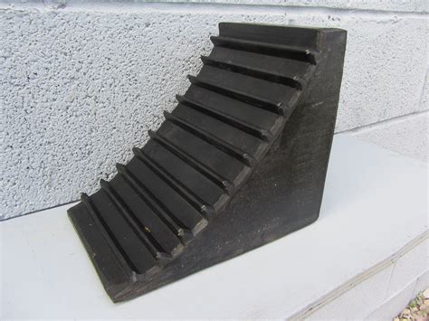 Rubber Wheel Chock 11 Wheel Chocks And Accessories Provincial Rubber Uk