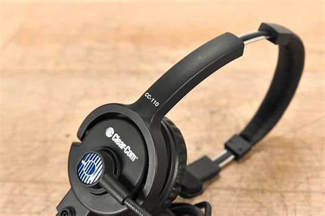 clear com cc 110 x4 single ear intercom headset with 4 pin reverb