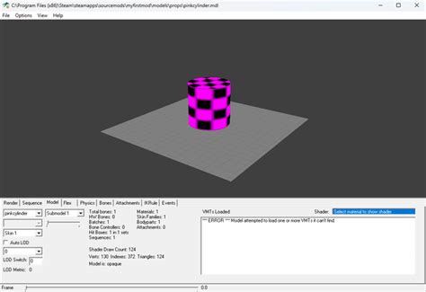 Custom Model Doesnt Load Vmt R Sourceengine