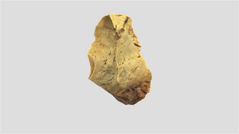 Lithic Flake Lasca Flintsílex 3d Model By Carlos G Noriega Villa