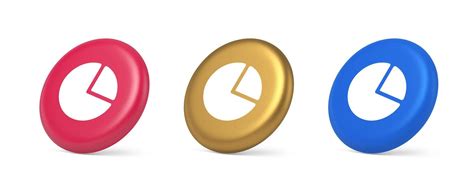 Diagram Pie Circle Chart Piece Section 3d Realistic Isometric Circle Icon 45976046 Vector Art At