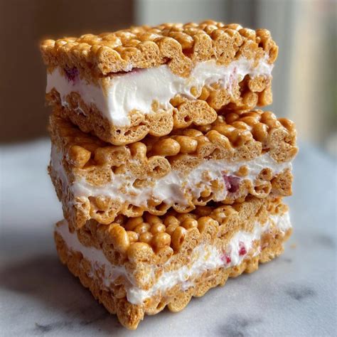 Pbj Puffed Cereal Ice Cream Sandwiches You Cant Resist
