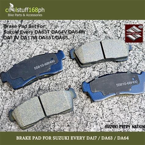 Brandnew Front Disc Brake Pad For Suzuki Every Da63t Da64v Da64w Da17v