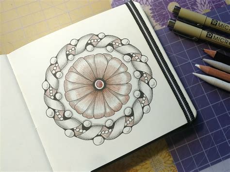 27 Intermediate Zentangle Ideas Emily Suess