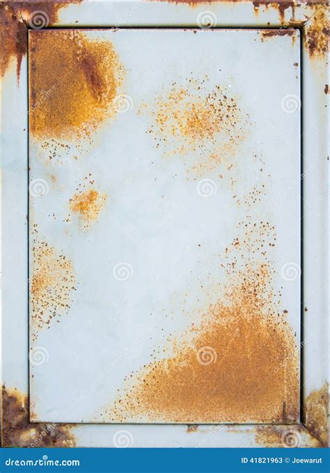 Rust Frame Stock Image Image Of Design Rough Abstract 41821963