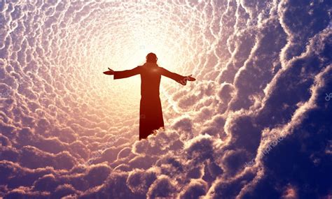 Jesus Christ In The Clouds