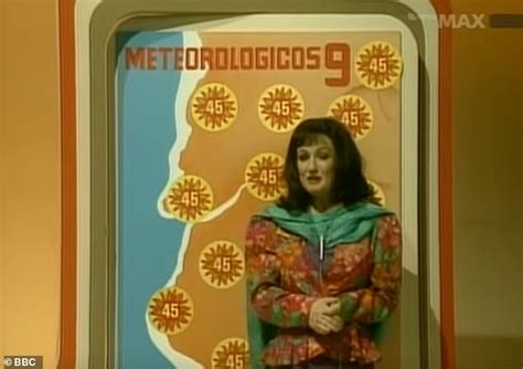 Carol Vorderman Makes Her Debut As A Weather Girl In Figure Hugging