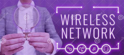 Writing Displaying Text Wireless Network Word For Computer Network