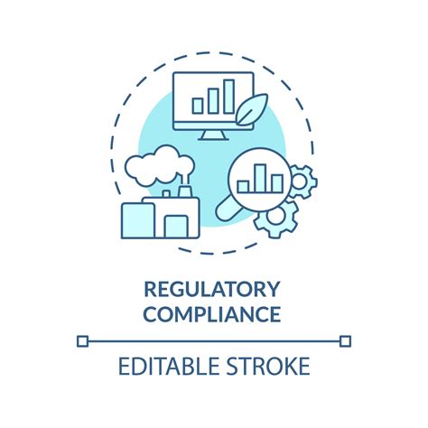 2d Editable Blue Regulatory Compliance Icon Monochromatic Isolated