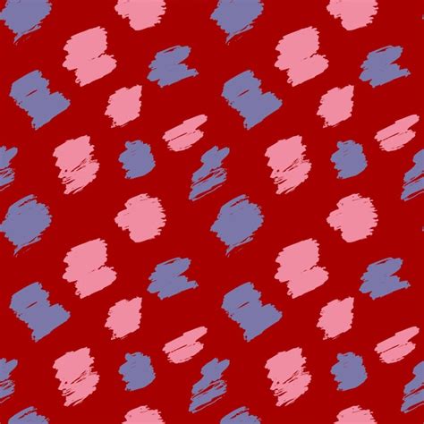 Premium Vector A Set Of Seamless Patterns With Brushstrokes Pixels