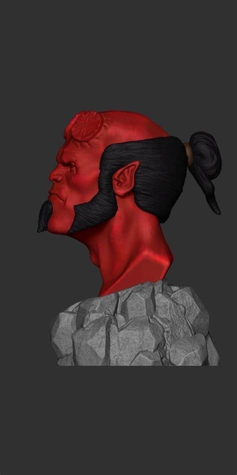 Hell Boy Free 3d Model 3d Printable Cgtrader