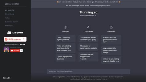 stunning ai powered website builder creati ai