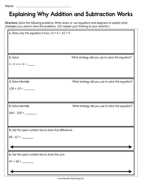 Commutative And Associative Properties Worksheet By Teach Simple