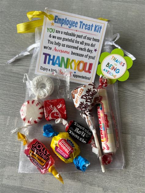 Employee Treat Kit Sweet Thoughts Goodie Bag Happy Birthday