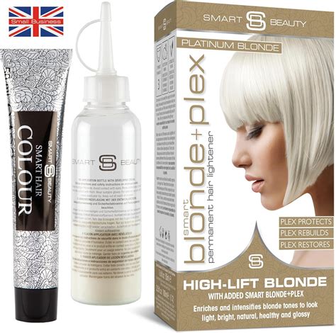 Platinum Blonde Hair Dye With Added Plex Hair Care Conditioner
