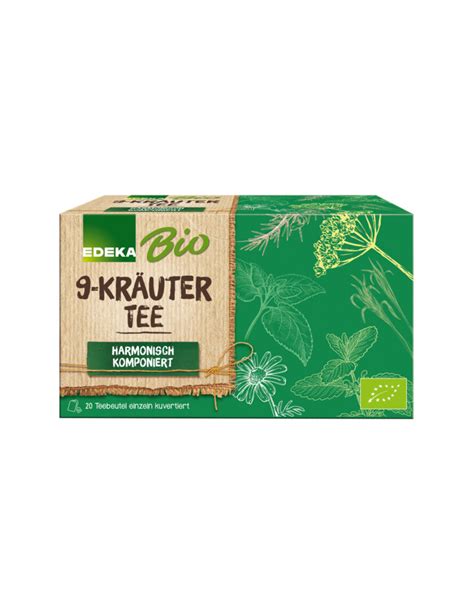 Bio Edeka 9 Kräuter Tee 20er