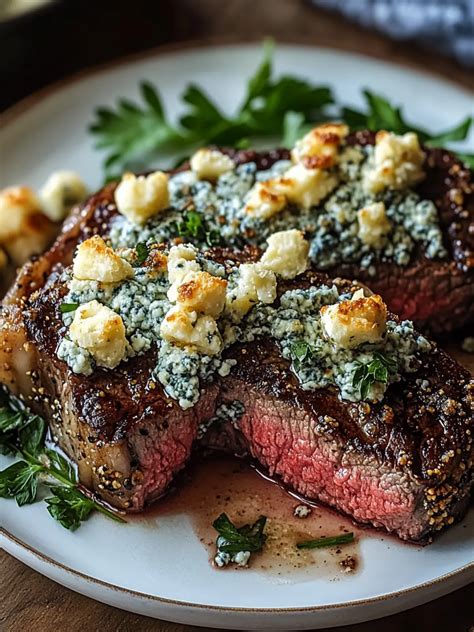 Elevate Dinner With Blue Cheese Crusted Steak Delight