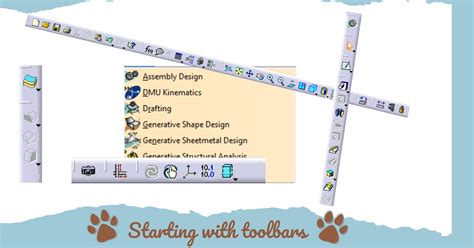 Playing With Toolbars In Catia V5 Learn How To Edit Them