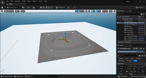 ocean won t show up in the viewport seeing this white void instead