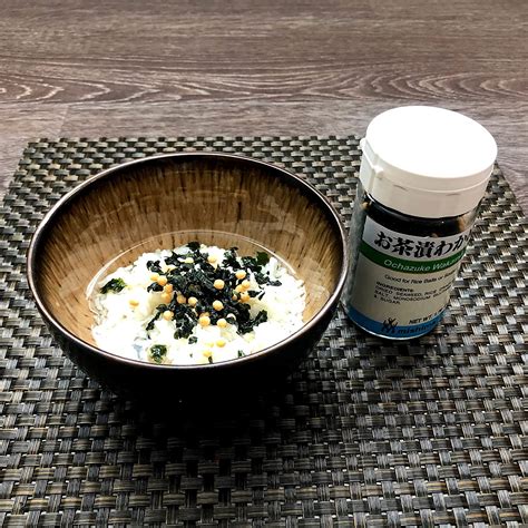 Wakame Kelp Seaweed Ochazuke Wakame 176oz 50g Emerald Btl Mishima Foods Usa