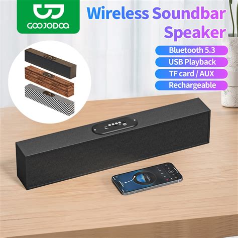 Goojodoq Bluetooth Speaker Big Size Wireless Pc Computer For Laptop Usb