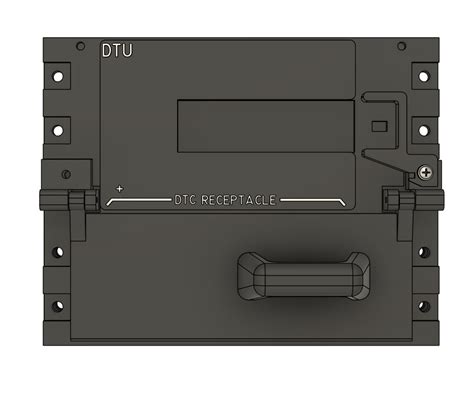 ️ Consola Derecha De La Cabina Del F 16 Panel Dtu・archivo Stl Para