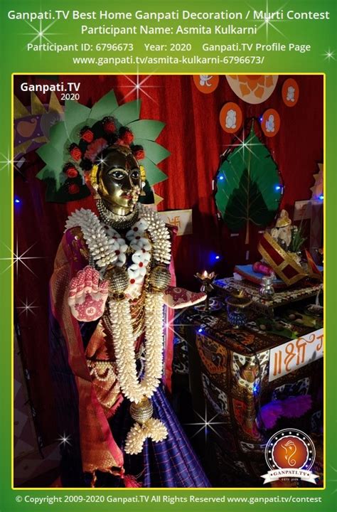 Asmita Kulkarni Ganpati Tv