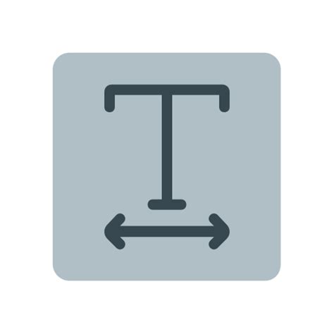 Text Spacing Free Interface Icons
