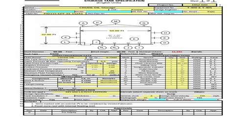 API 650 Tank Design Calculation Tank Design Tank Drawing Types Of