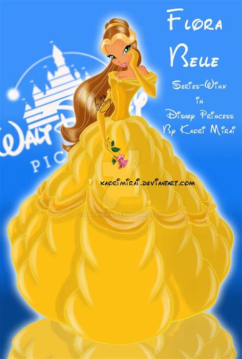 Flora Belle By Kaorimirai Disney Dessins Disney Les Winx