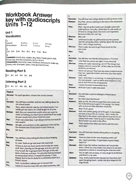 Complete Preliminary Workbook Answer Key Pdf