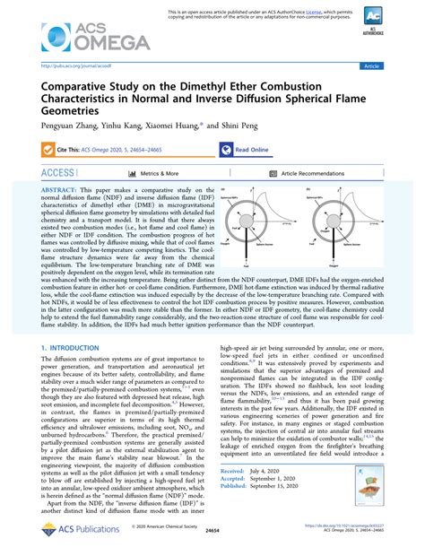 Pdf Comparative Study On The Dimethyl Ether Combustion