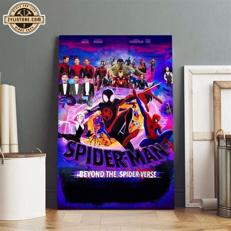 Spider Man Beyond The Spider Verse Poster Canvas
