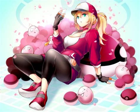 Wallpaper Illustration Anime Big Boobs Pok Mon Pok Mon Trainers