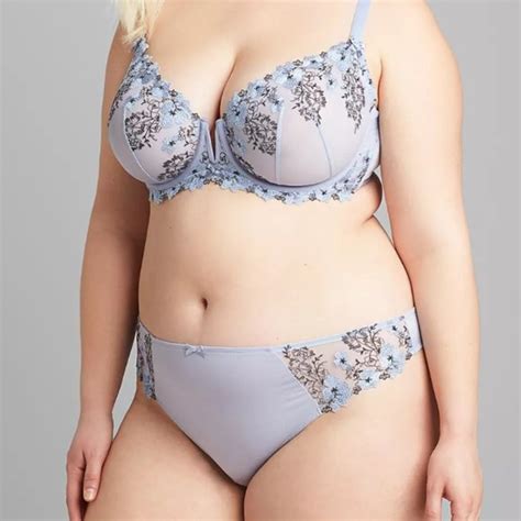 Cacique Intimates And Sleepwear Cacique Metallic Embroidered Bra