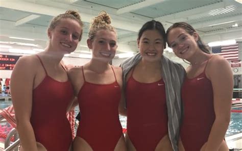 Girl Swimming High School