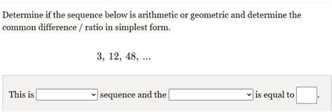 Solved What Does This Mean Gimme The Answer Determine If The Sequence