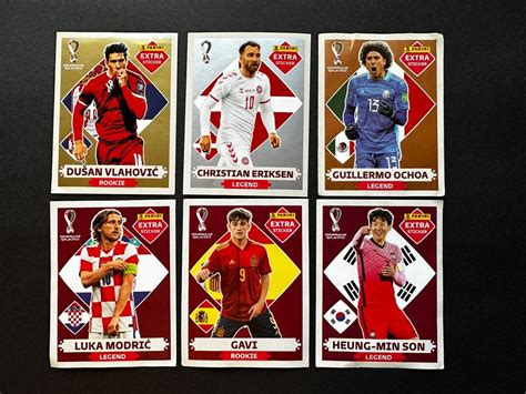 Panini Extra Sticker Vlahovic Modric Son Eriksen Gavi O Comprare