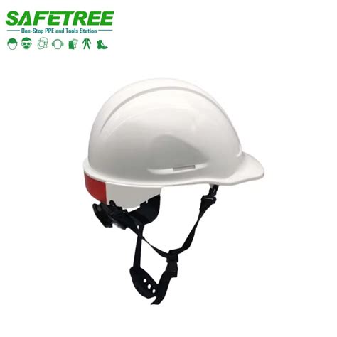 American Standard Ansi Z89 1 Type Ii Class E Safety Helmet With Foam Pad And Red Reflection Hard