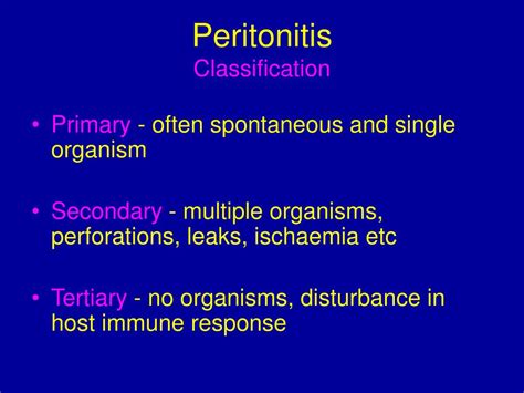 Ppt Peritonitis Priorities Powerpoint Presentation Free Download