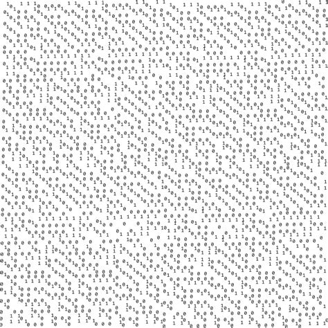 Premium Vector Binary Code Zero One Matrix White Background Banner Pattern Wallpaper Vector