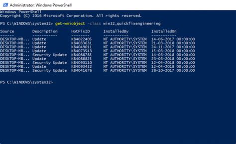 Powershell Windows Update Liocine