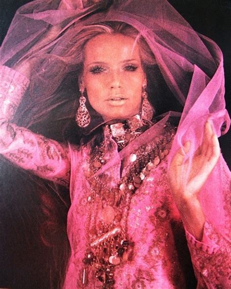1960s Iconic Face Veruschka Jewellery Kaleidoscope