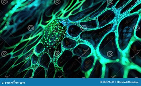 Stunning Microscopic View Of A Green Plant Cell Unveiling Cellular